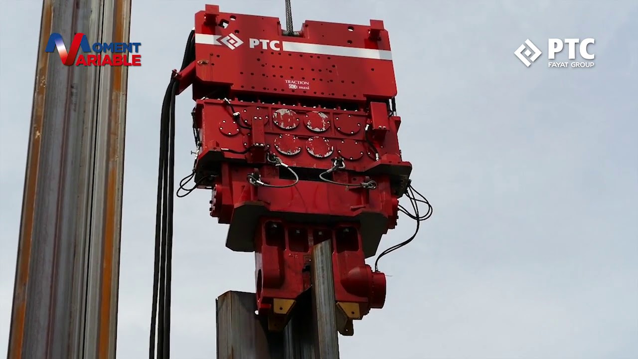 PTC 24HFV, 32HFV Vibrodrivers & CX85 Hammer on the Grand Paris Express ...