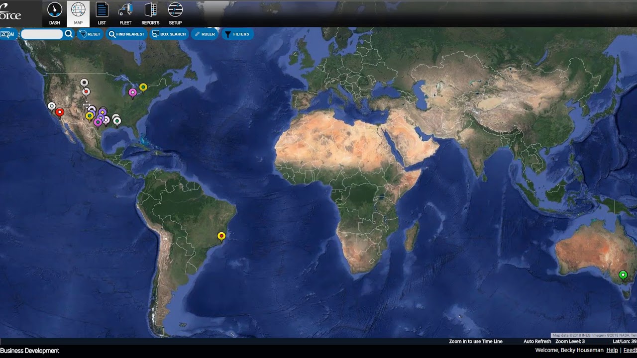 Geoforce Flash Tutorial - Map Tab - YouTube