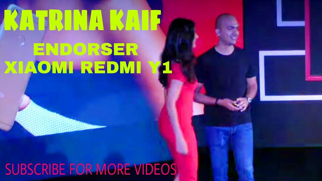 Beautiful Katrina Kaif Endorser Of Newly Lauched Xiaomi Redmi Y1 ...
