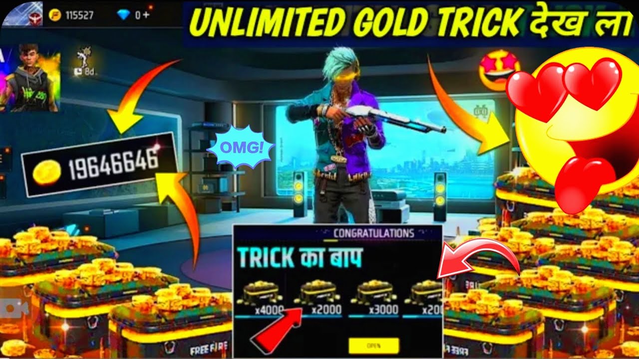 How To Get Unlimited Gold Coin In Free Fire | Unlimited Gold Coin Trick ...