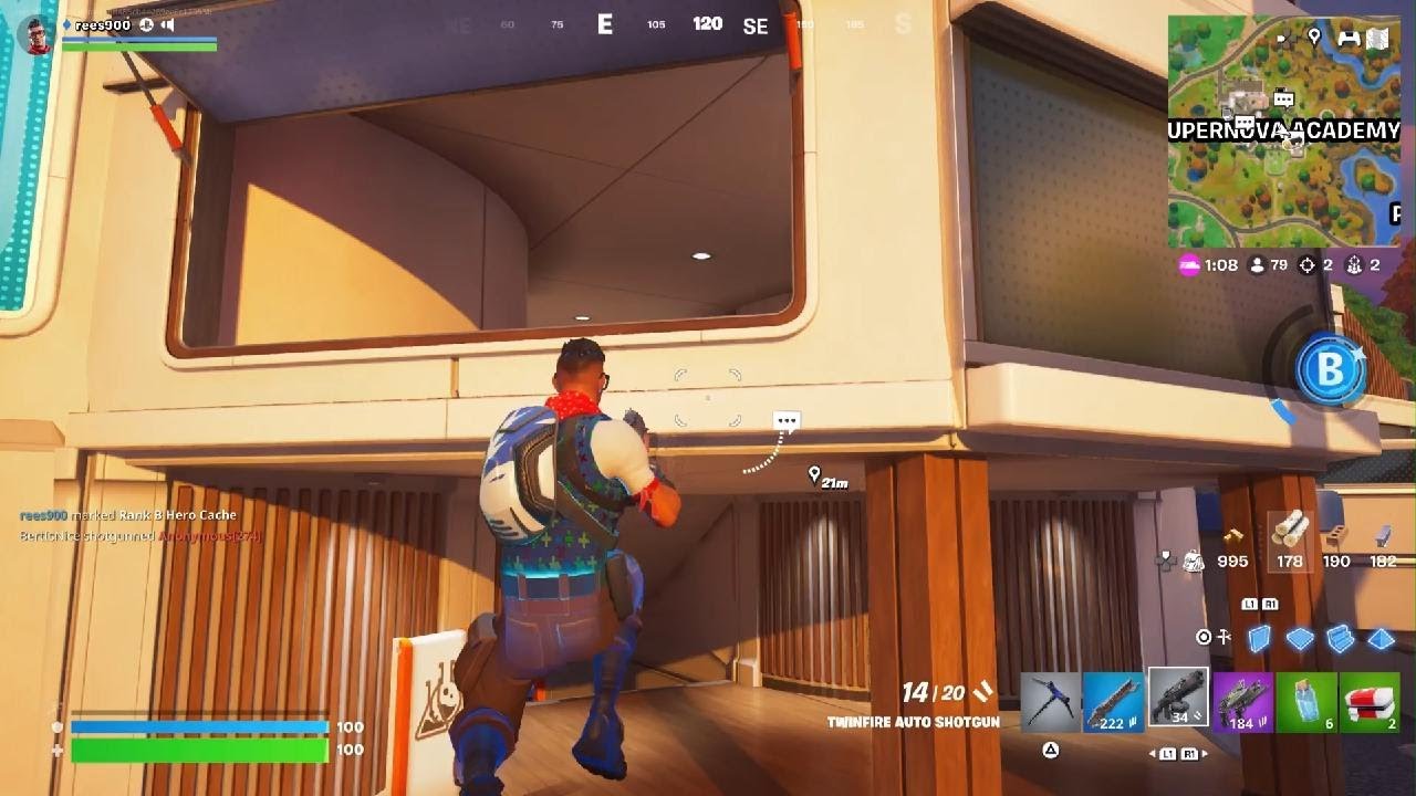Fortnite: POI Bot Drop: Supernova Academy - YouTube