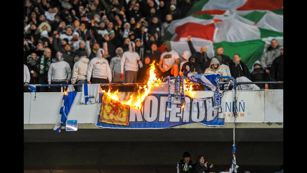 LEGIA PALI FLAGI LECHA W POZNANIU | 23.02.2019 - YouTube