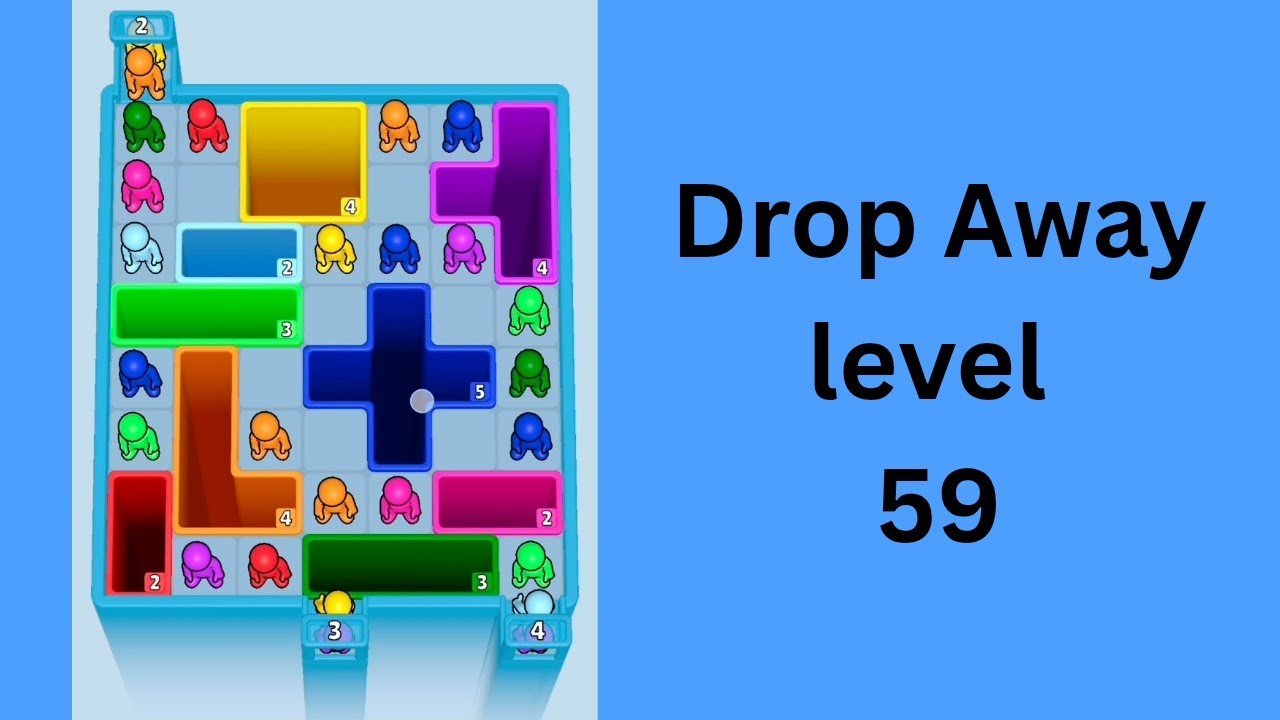 Drop Away level 59 very hard level - YouTube