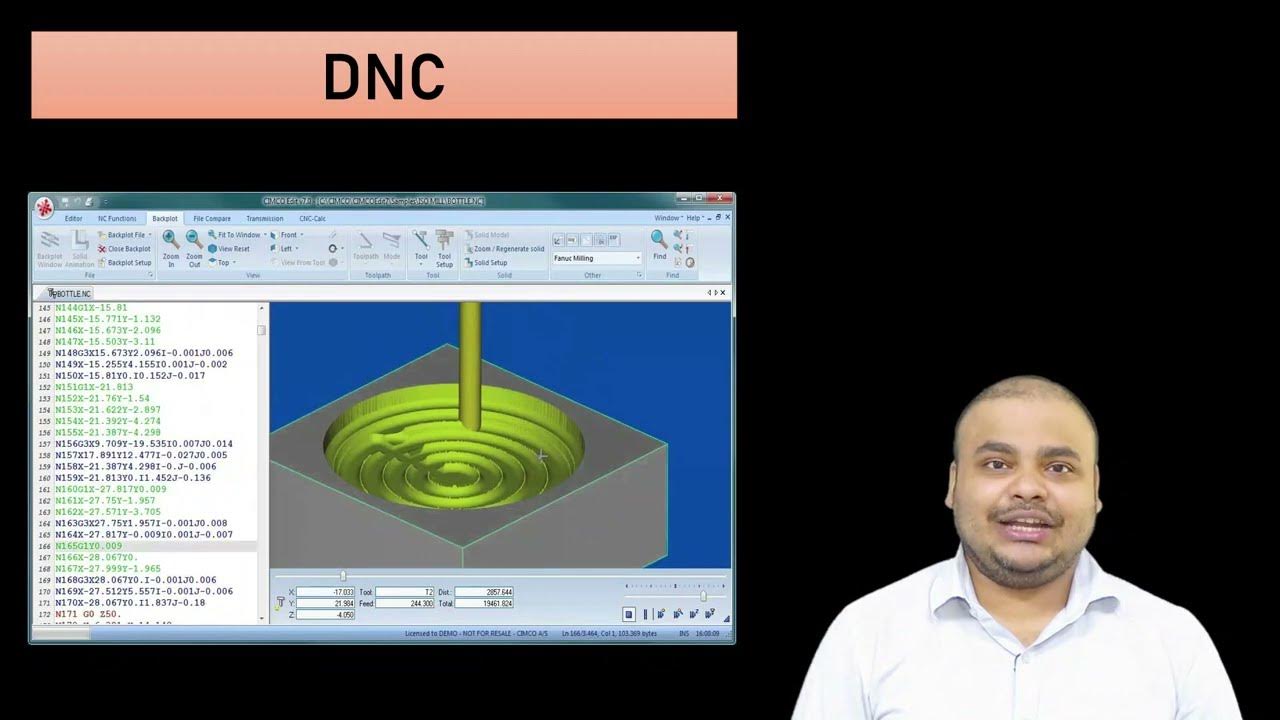 DNC for CNC Milling - YouTube