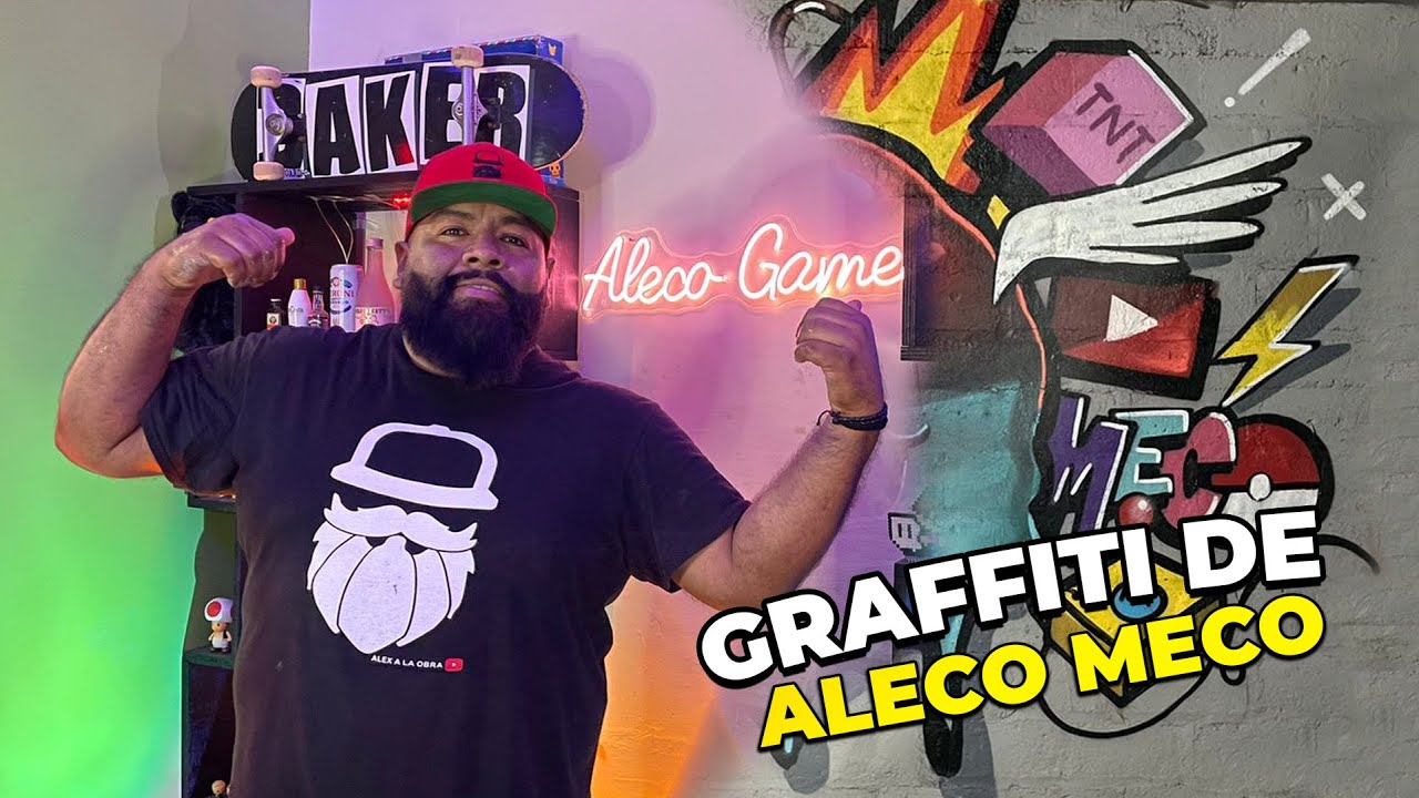 FUIMOS a la CASA de ALECO MECO *Así se hizo el GRAFFITI* 😱 - YouTube
