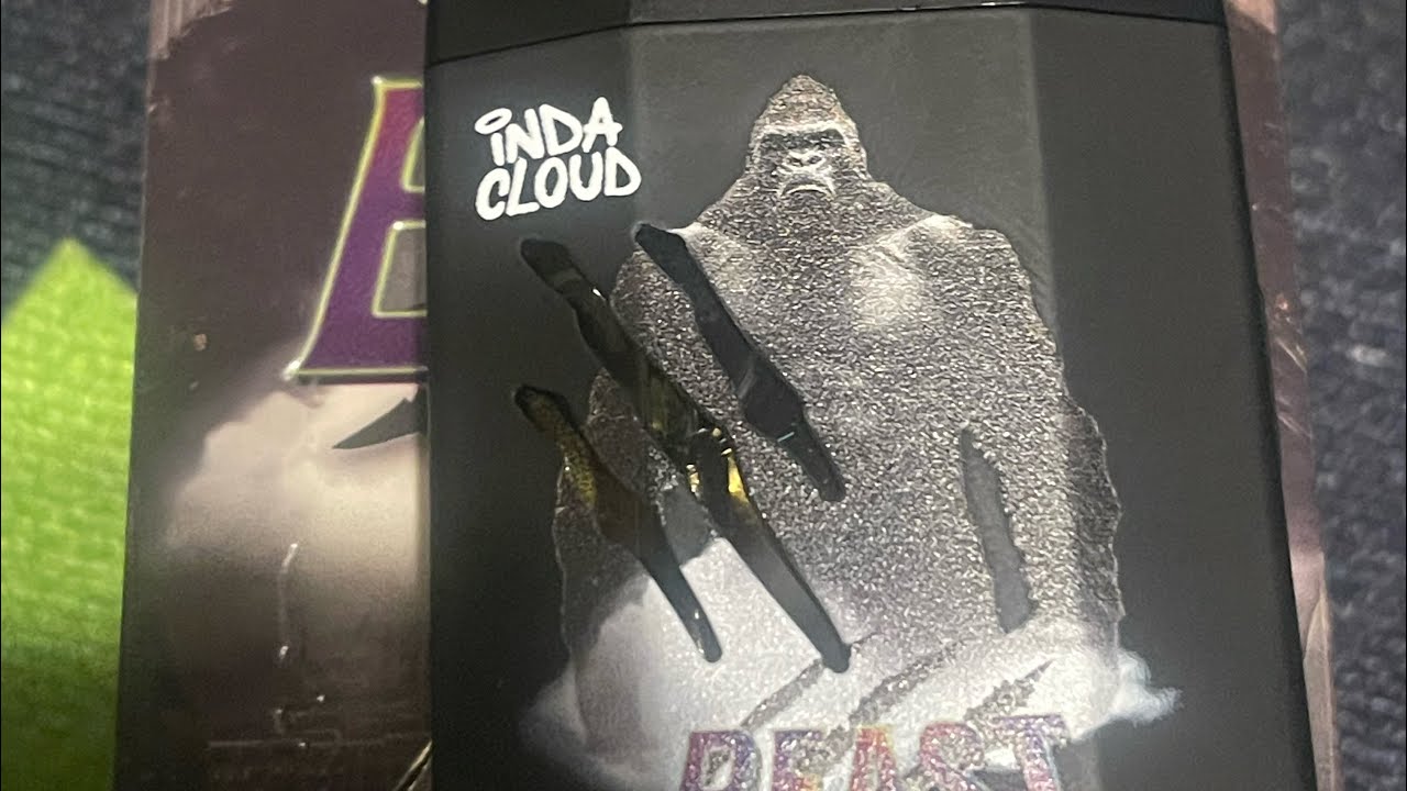 REVIEW OF INDACLOUD BEAST MODE 6 GRAM VAPE GRAPE APE - YouTube