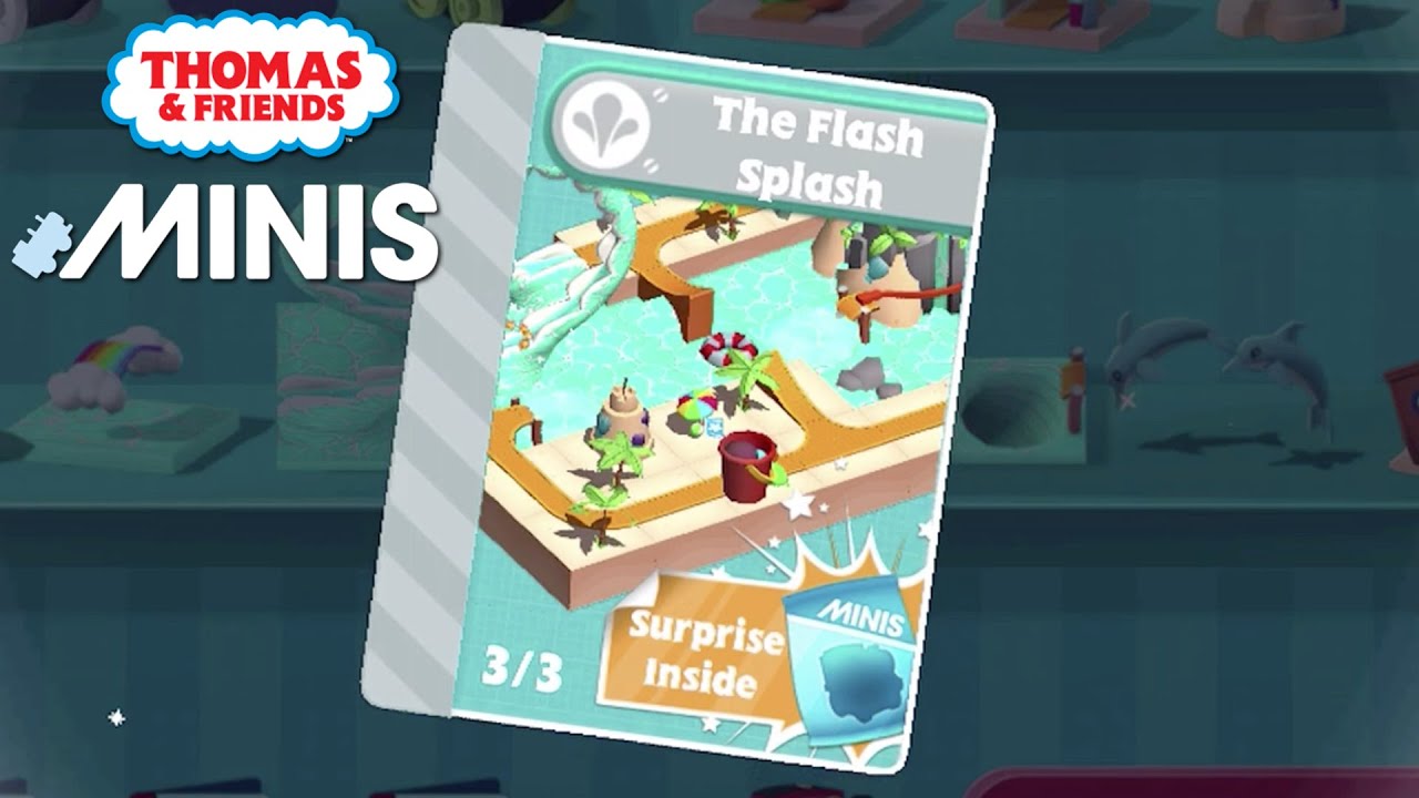 Thomas and Friends Minis - The Flash Splash - New Train Track 2021 ...