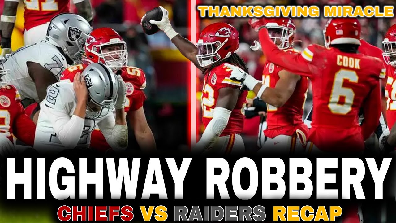WEEK 13: Chiefs Recap | Raiders FUMBLE the Game Away | Chiefs Continued ...