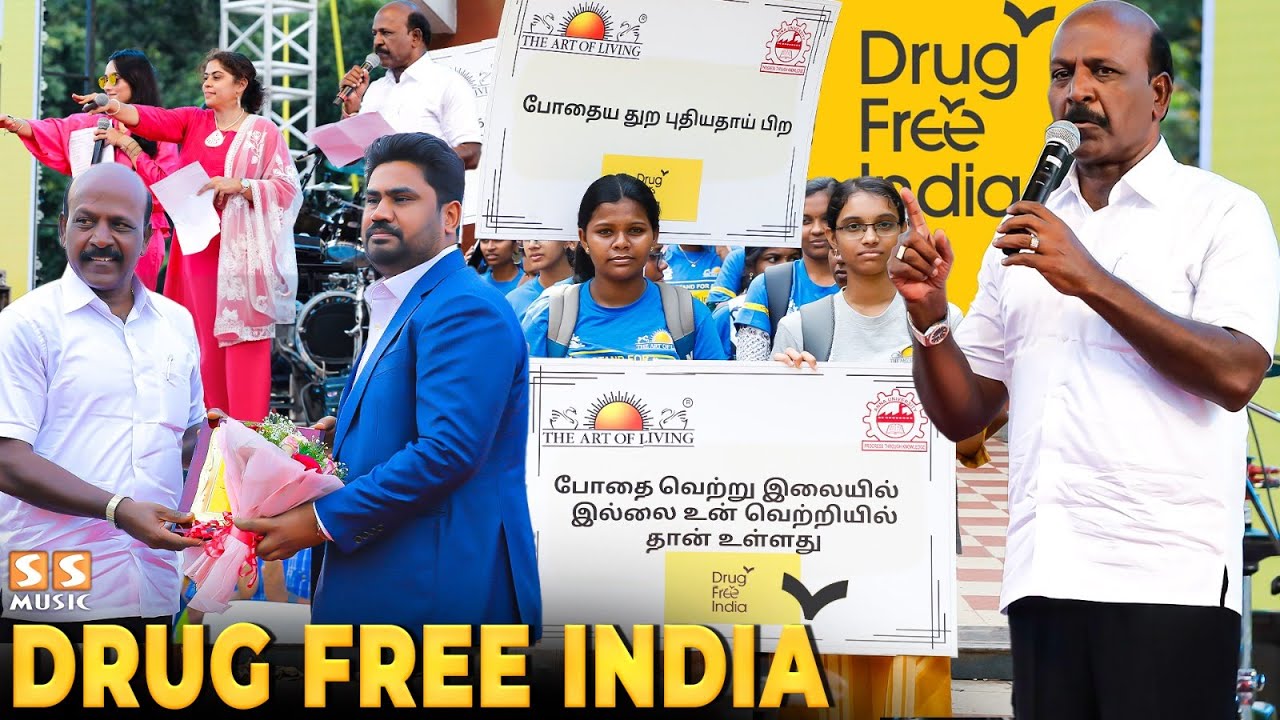 Art of Living Campaigns for a Drug-free India in Chennai - Walk For A ...