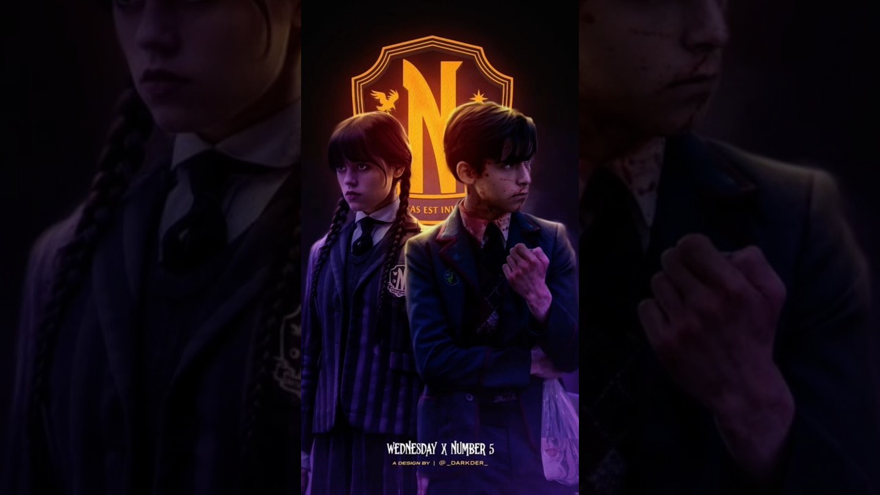 Baddass character : Five Hargreves x Wednesday | boy attitude status # ...