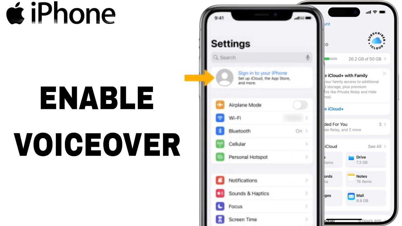 How To Enable VoiceOver On iPhone Settings - YouTube