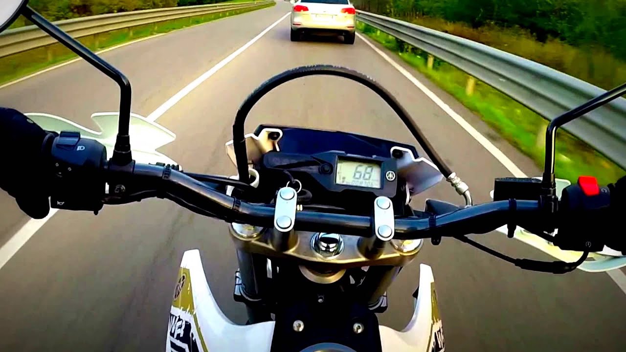 Yamaha Wr 125 x Motorcycle - Speed Test on Road [Awesome!] - YouTube