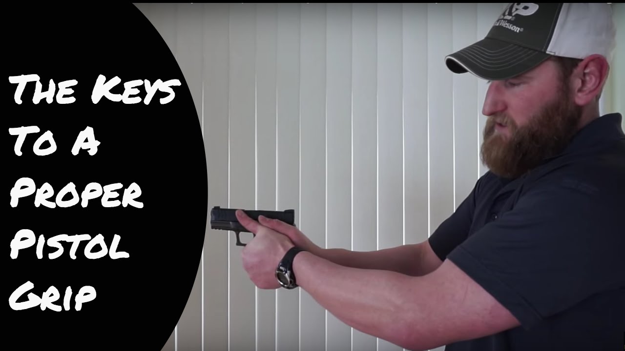 How To Grip A Pistol: The Key Concepts | Geauga Firearms Academy - YouTube