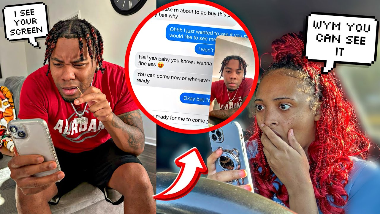Screen Sharing My Cheating Messages While On FaceTime! - YouTube
