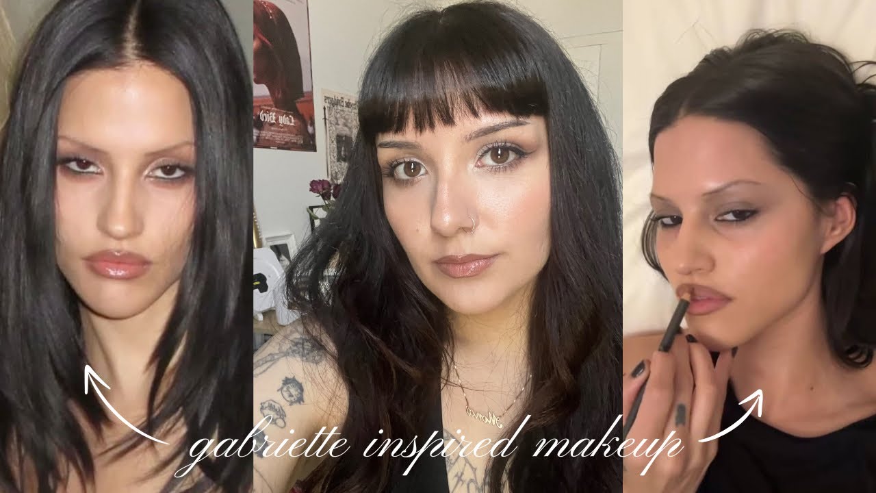 gabriette inspired smoky eye makeup tutorial !🤎 - YouTube