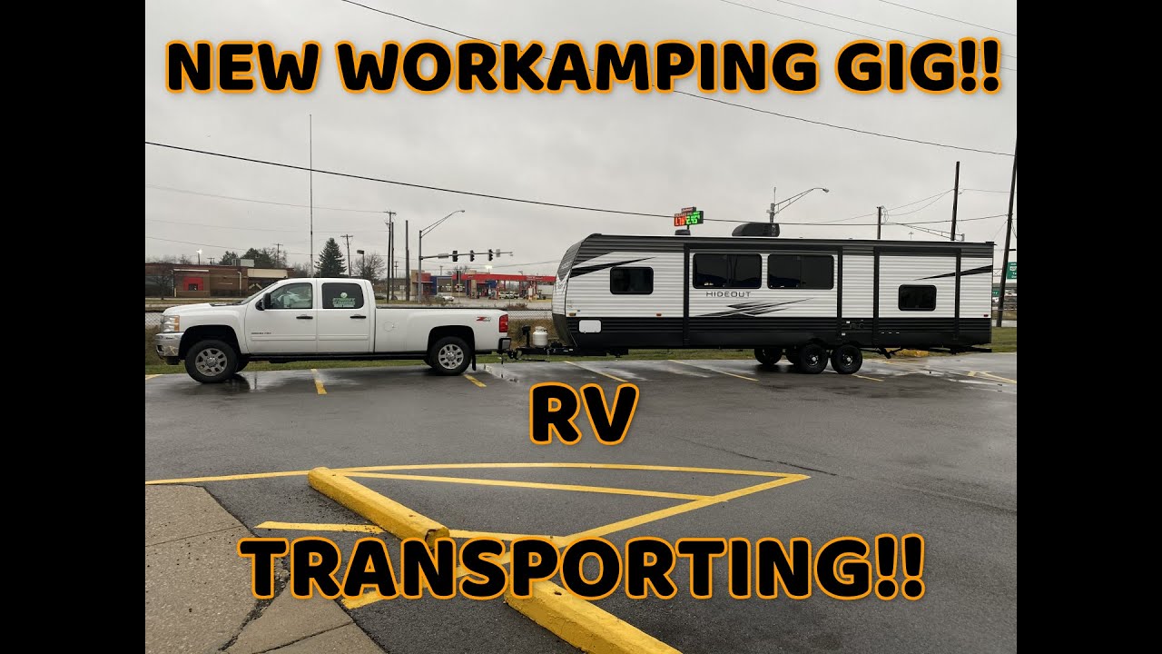 Johnny's new Workamping GIG-Transporting RV's-RVSWAT - YouTube