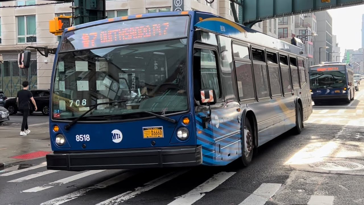 MTA Exclusive: Queens Bus Action At Jackson Ave & Davis + 23rd Sts (B62 ...