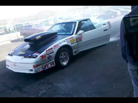 '87 Trans Am Race Car Burnout - YouTube