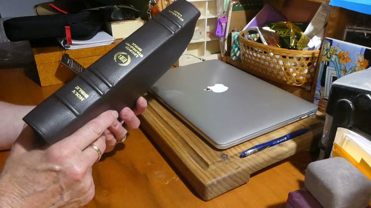 LSB~Shamar goatskin deep brown bible unboxing! - YouTube