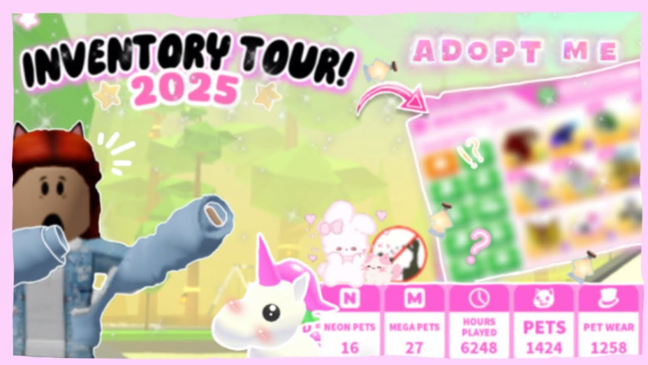 Adopt me Inventory tour 2025 (Adopt me) - YouTube