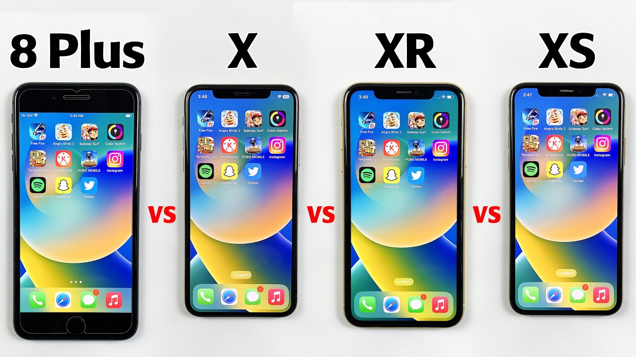 Iphone 8 Plus Vs X Vs Xr Vs Xs Speed Test In 2022 2023 Which Should