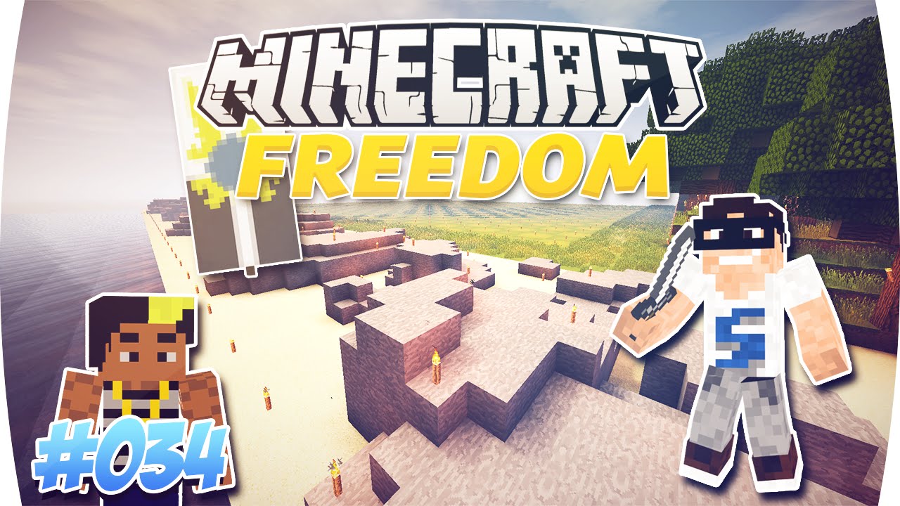Minecraft: Freedom #034 [Deutsch] [HD] - Einiges getan! (mit Luca ...