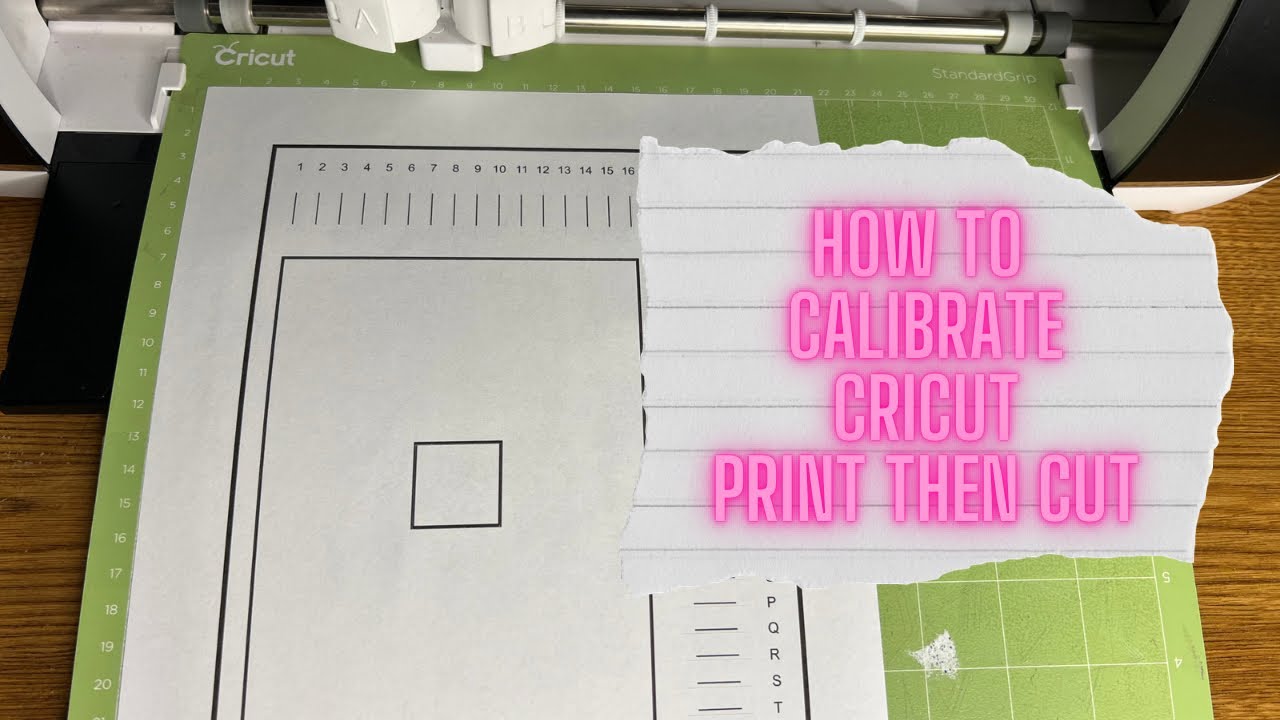 How To Calibrate Cricut For Print Then Cut | Beginner Friendly Cricut ...