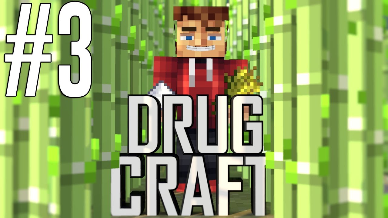 Minecraft : Drug Craft #3 - Setting Up A New Farm - YouTube