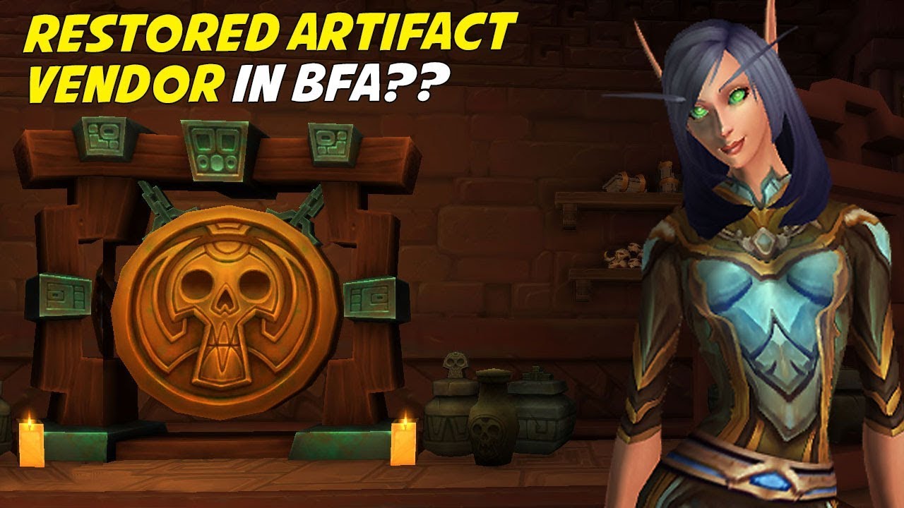 Where's the Restored Artifact vendor in BfA? - YouTube