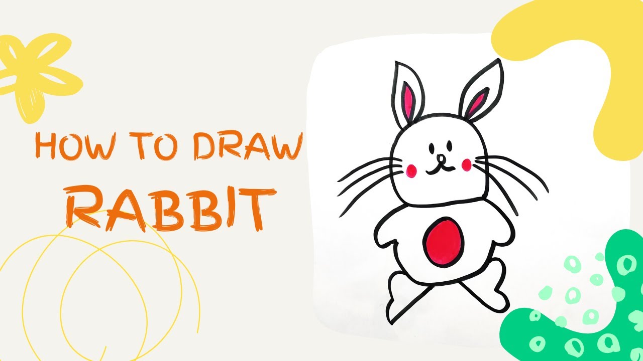 How To Draw A Rabbit Step By Step |Rabbit Drawing Easy |How To Draw ...