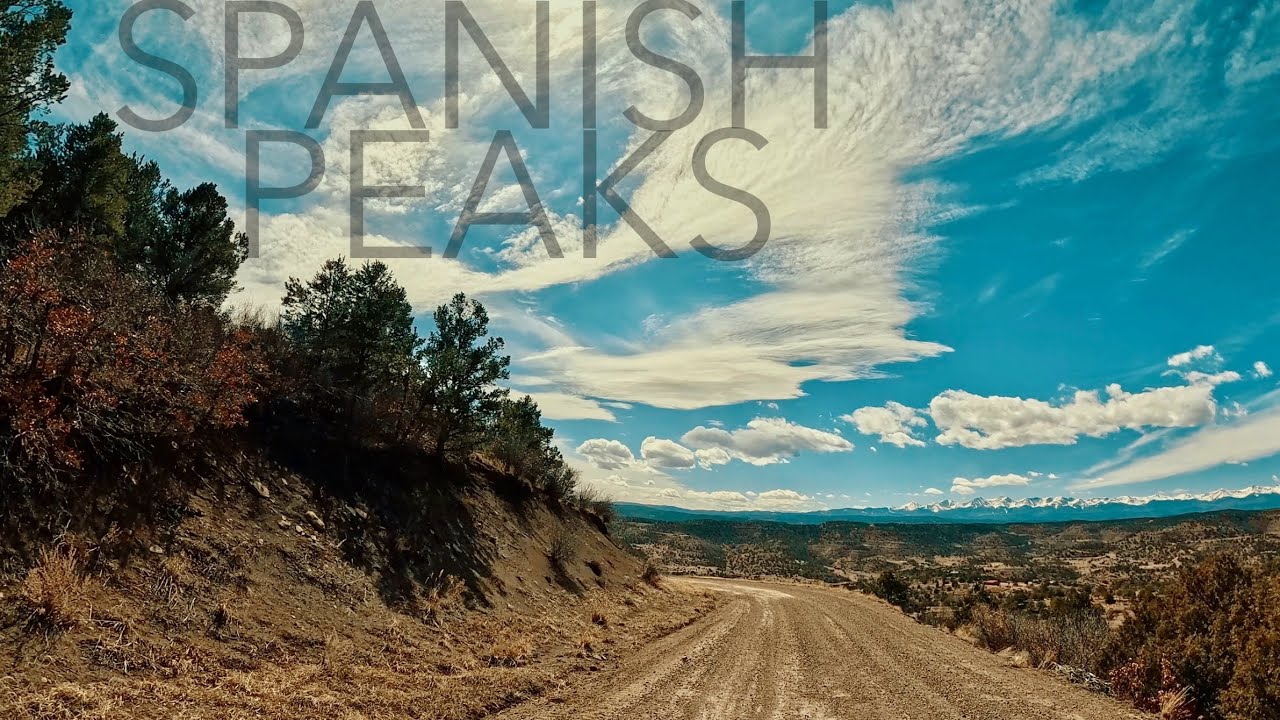 County Road 41.7 Spanish Peaks Wilderness Colorado March 25, 2025 - YouTube