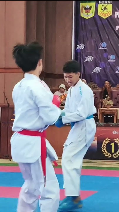 Final Kumite -48 Kg Kadet Putra Kejuaraan Karate Piala Ketum FORKI Tanah Datar 2024#shorts - YouTube