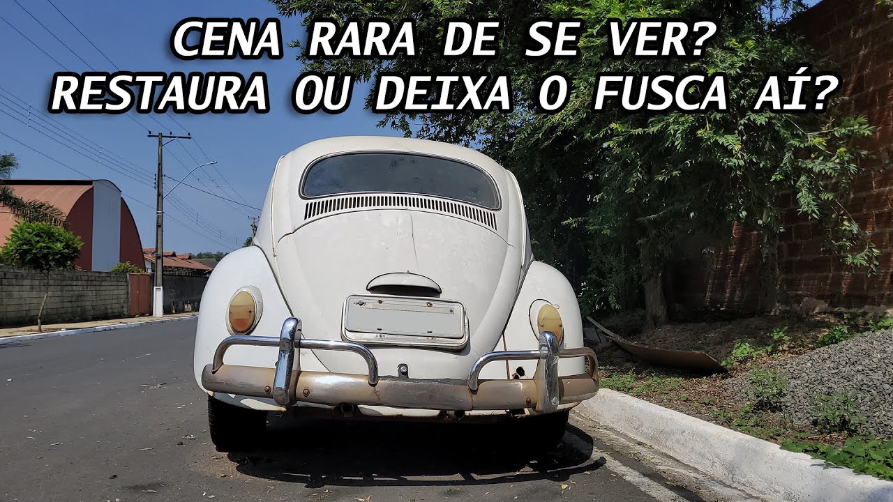 FUSCA ANOS 60? PRIMEIRO VECTRA NO BRASIL? FAMILIA VW? MAIS ACHADOS DO ...