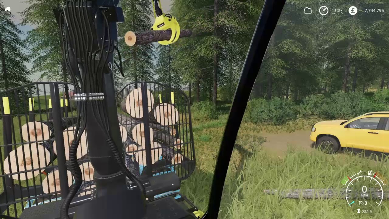 Fs19 forestry new Woodshire - YouTube