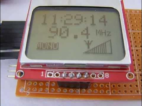 FM radio with TEA5767 and Arduino (III) - YouTube