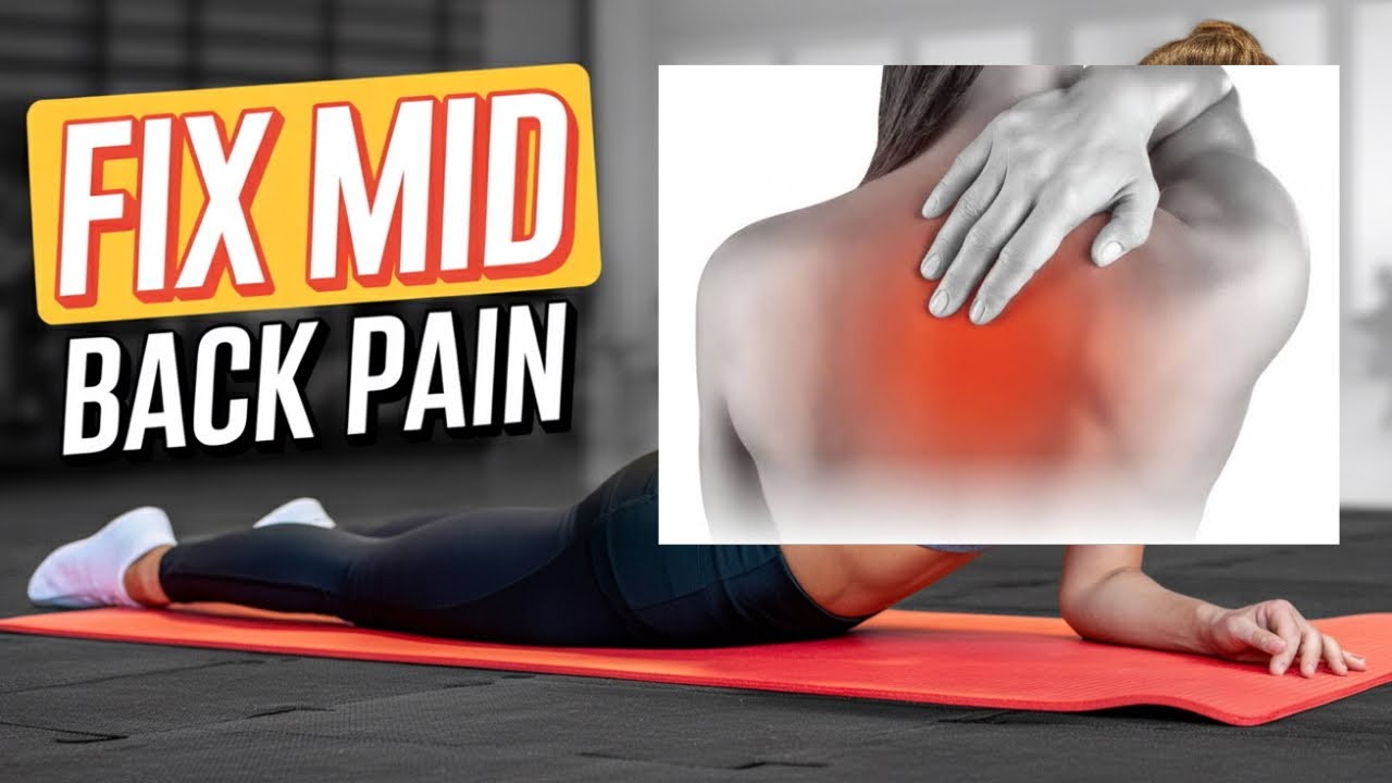 “Mid Back Pain Relief in 10 Minutes | Best Exercises to Loosen Stiff ...