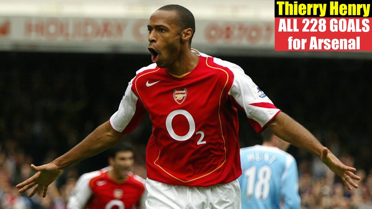 Thierry Henry All 228 Goals for Arsenal FC. - YouTube