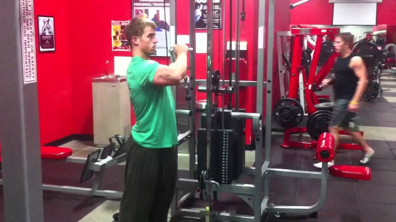 External Rotation - Adducted Low Pulley - YouTube