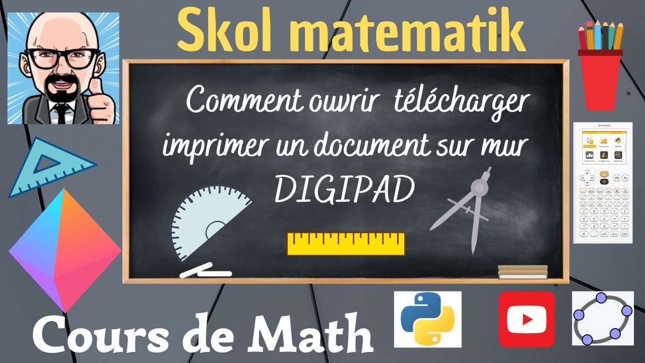 COMMENT OUVRIR TELECHARGER IMPRIMER UN DOCUMENT DEPOSE SUR UN MUR VIRTUEL DIGIPAD - YouTube