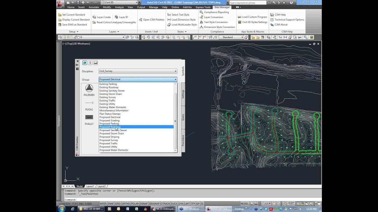 BKF CAD Standards Manager 2012 - YouTube
