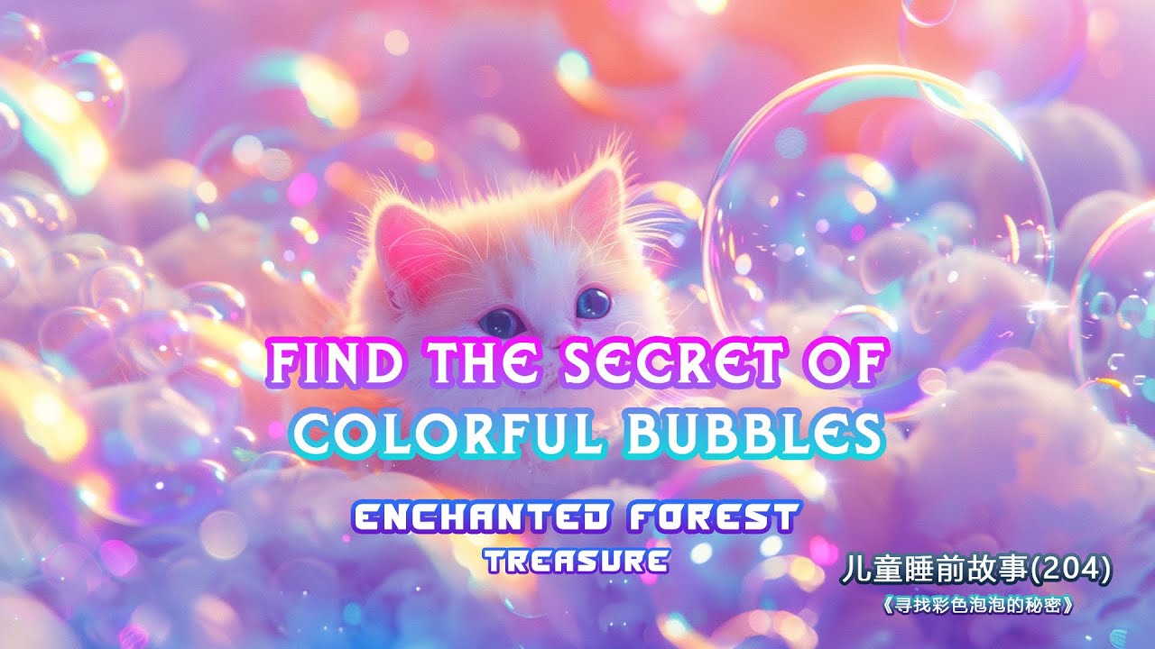 Children's Bedtime Story 204-Find the secret of colorful bubbles - YouTube