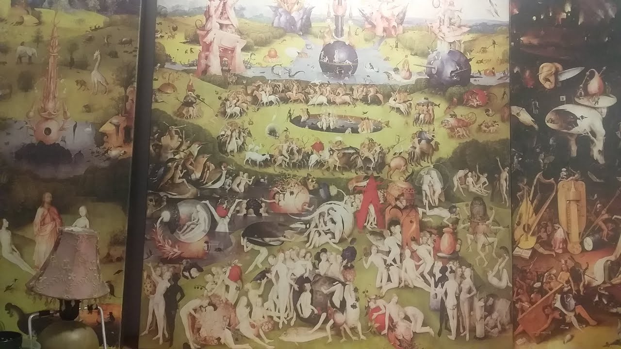Hieronymus Bosch- the garden of earthly delights painting - YouTube