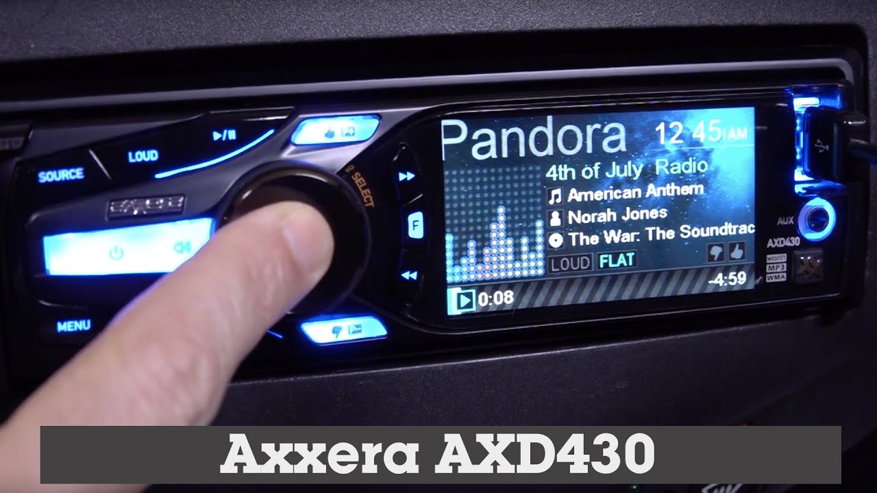 Axxera AXD430 Display and Controls Demo | Crutchfield Video - YouTube