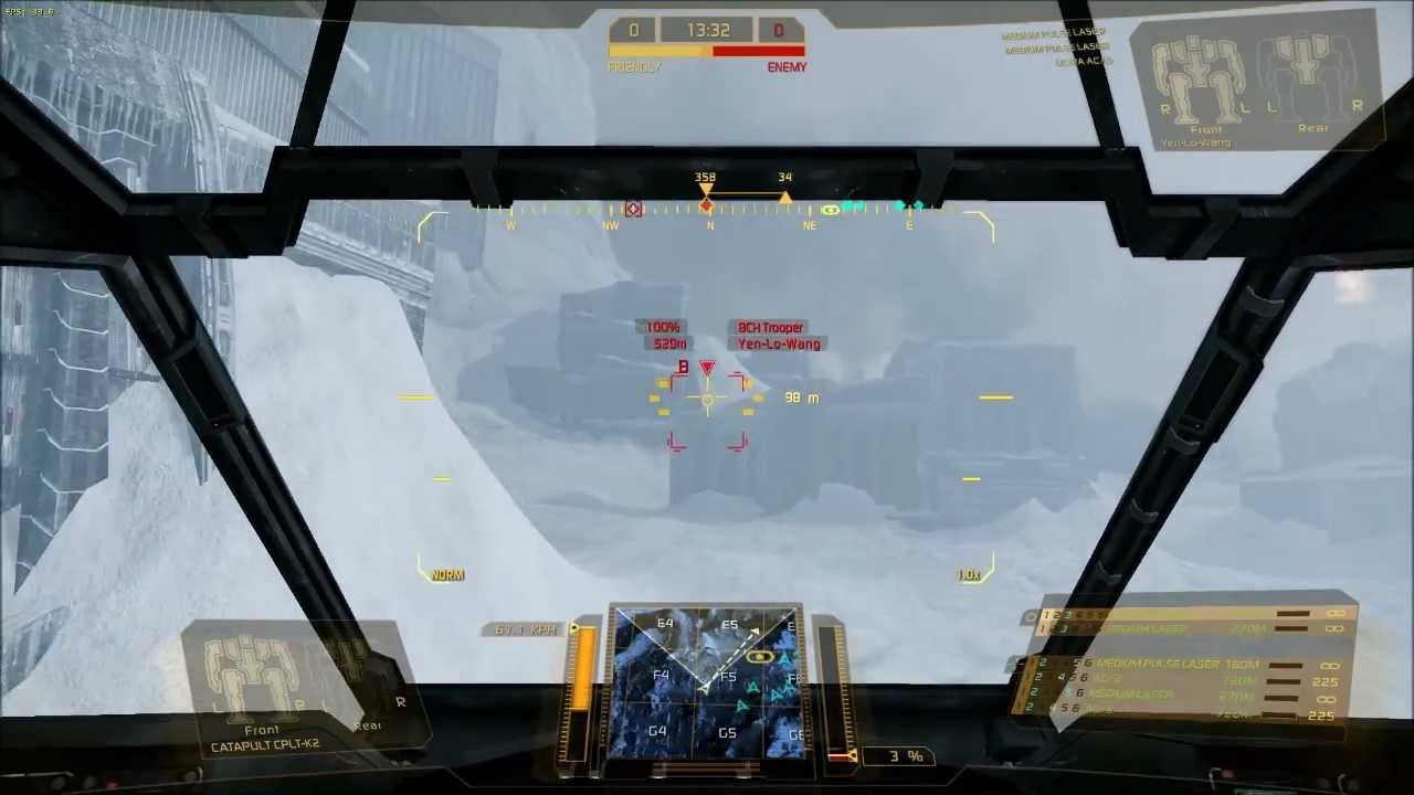 MechWarrior Online: Gameplay on Snow Map - YouTube