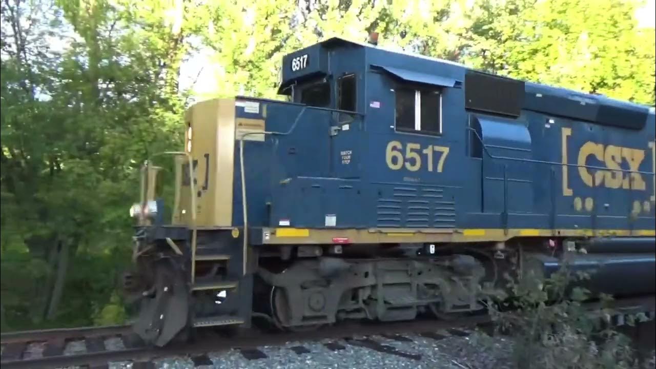 CSX L054e heads towards Rumford, Maine Switching Engines and caught night L070w Sept 27 ‘24 ...