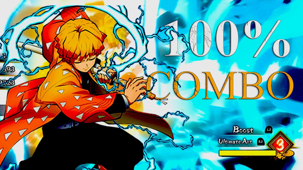 Zenitsu God Mode 100% Combo! Demon Slayer - YouTube