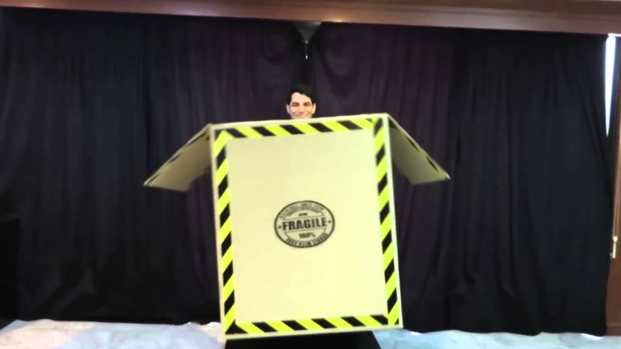 Flying Box Illusion - @ Hocus Pocus - YouTube