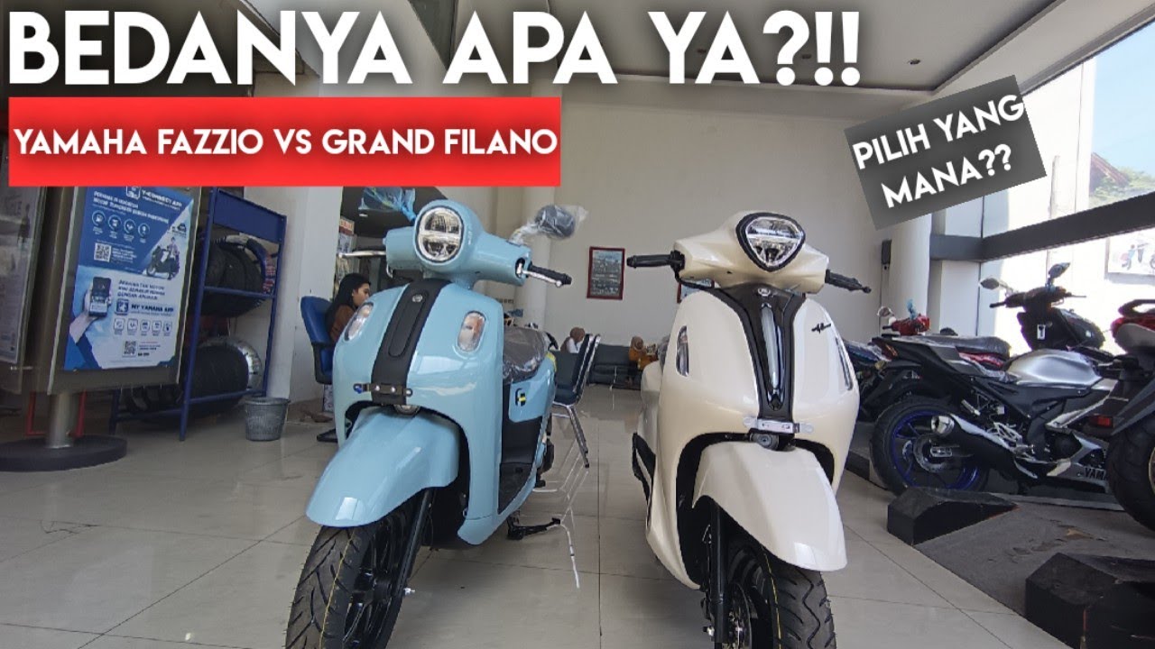 Perbandingan Yamaha Fazzio dan Grand Filano Bedanya Apa?? - YouTube