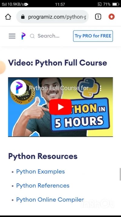 Learn Programming Programiz (CWP) - YouTube