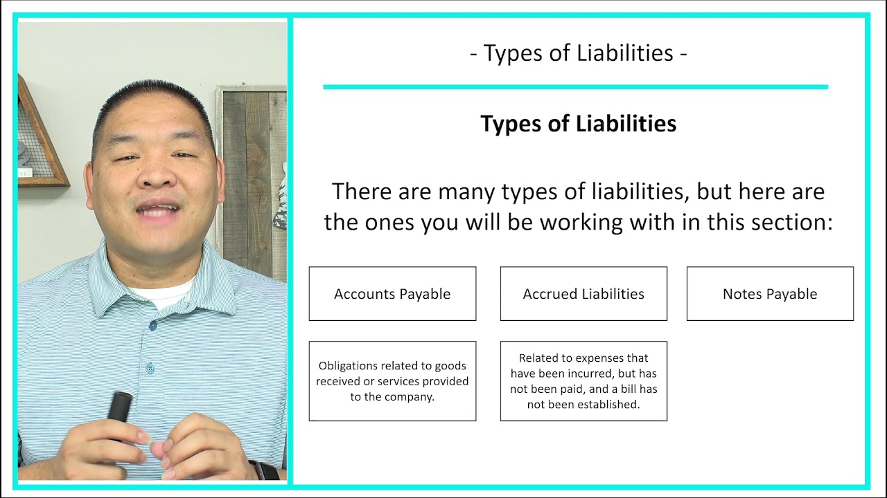 Financial Accounting - Lesson 10.1 - Types of Liabilities - YouTube